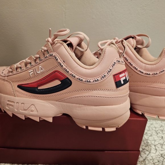 Fila | Shoes | Fila Womens Pink Disrupter Sneaker | Poshmark